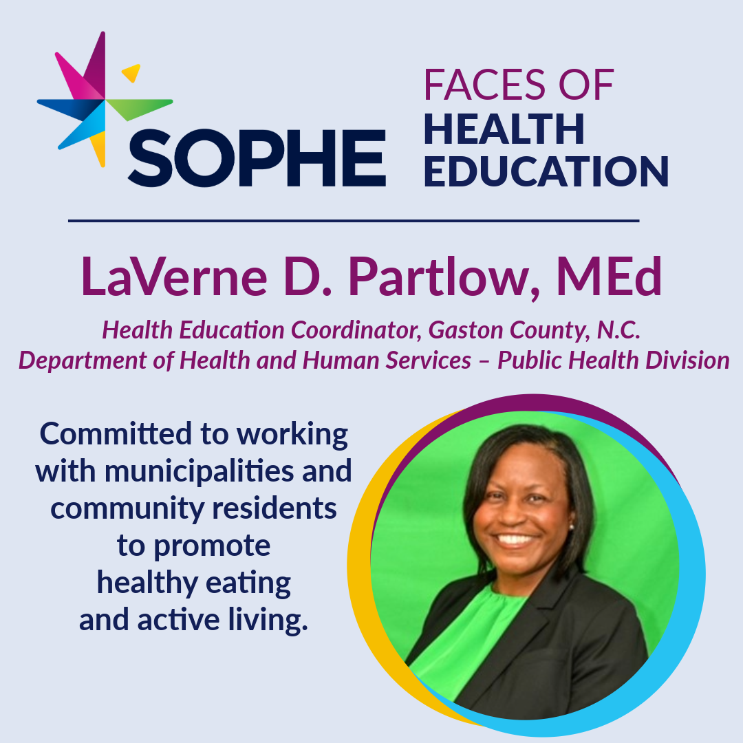 LaVerne D. Partlow - Society for Public Health Education - SOPHE