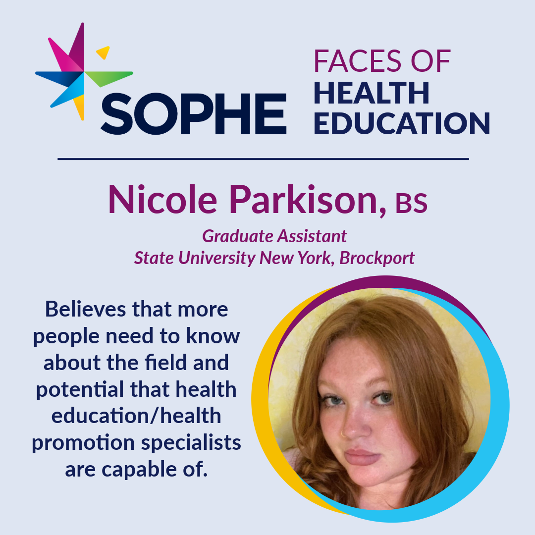 Nicole Parkison - Society for Public Health Education - SOPHE