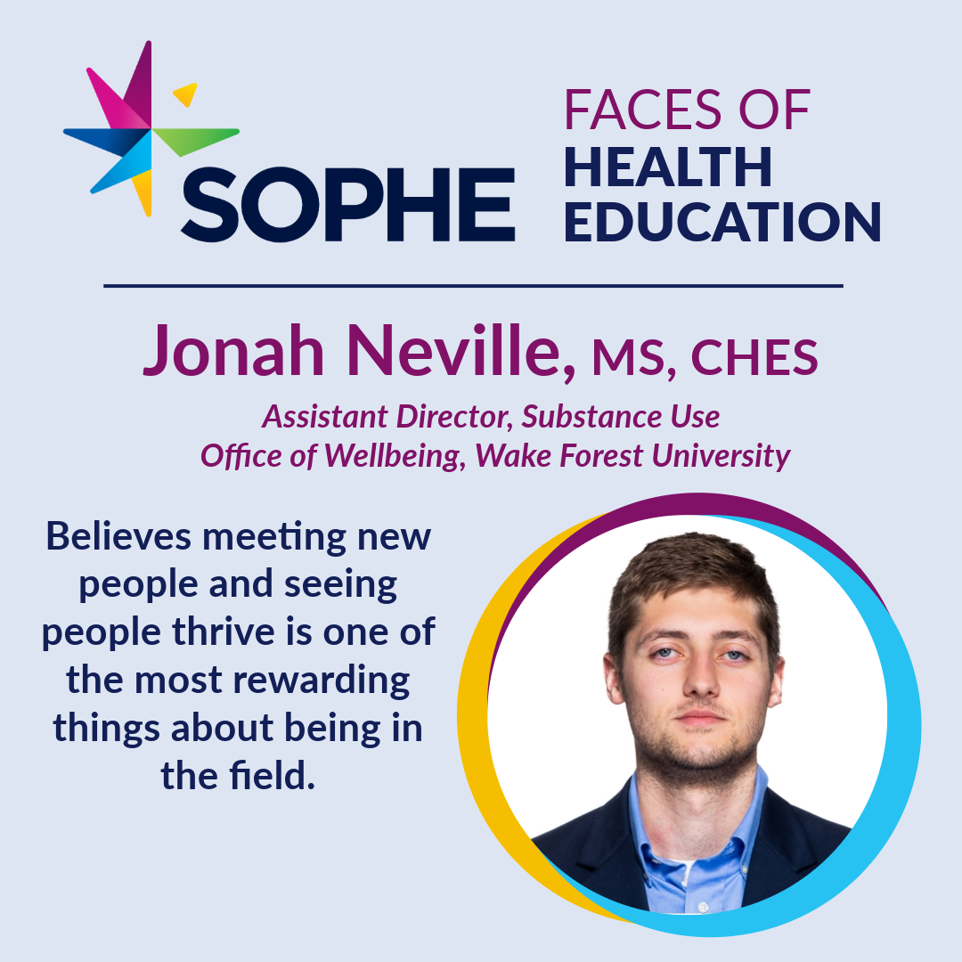 Jonah Neville - Society for Public Health Education - SOPHE