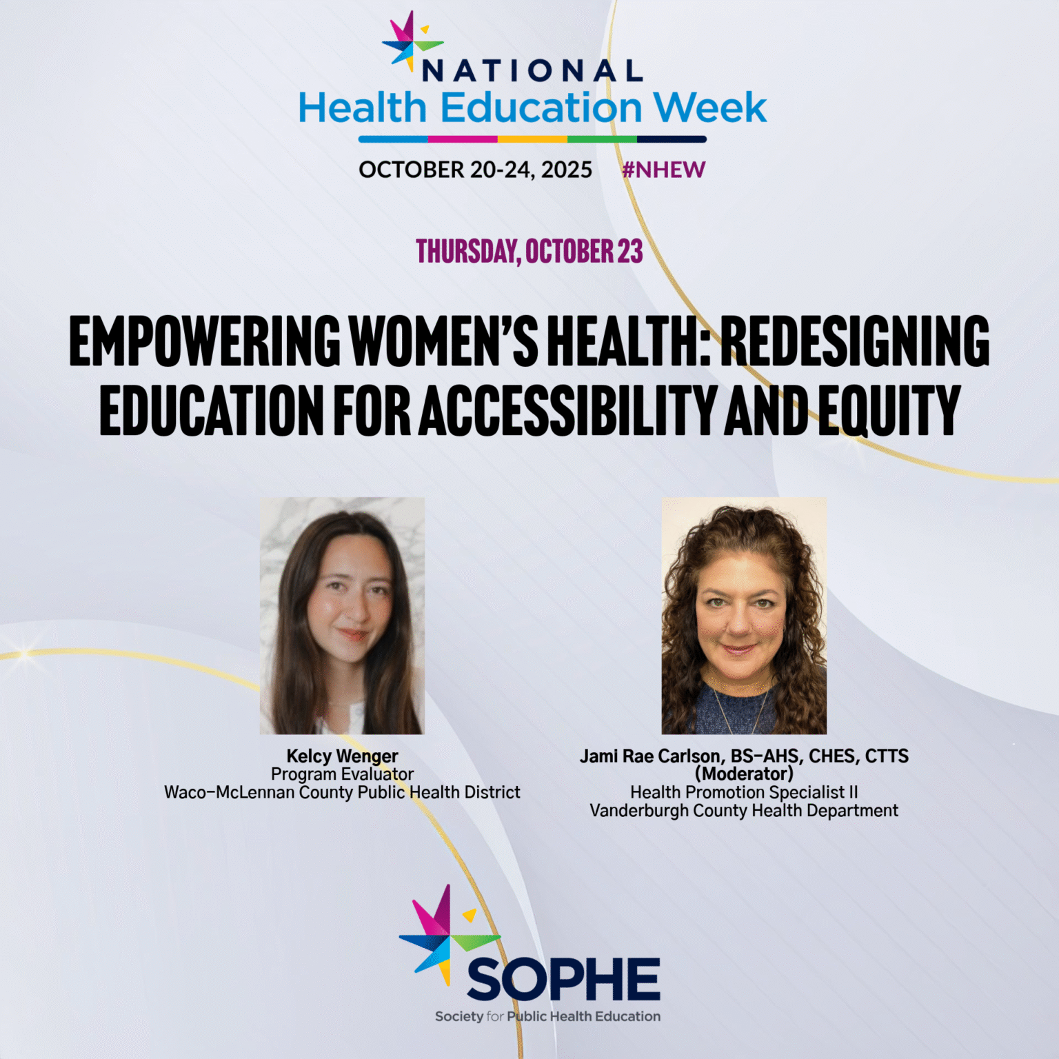 National Health Education Week - Society for Public Health Education ...