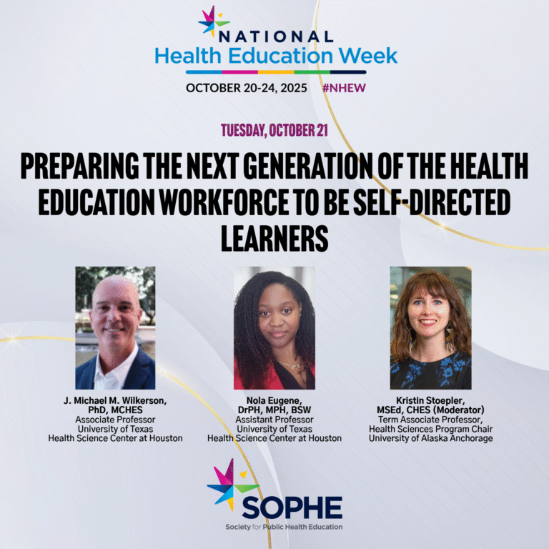 National Health Education Week - Society for Public Health Education ...