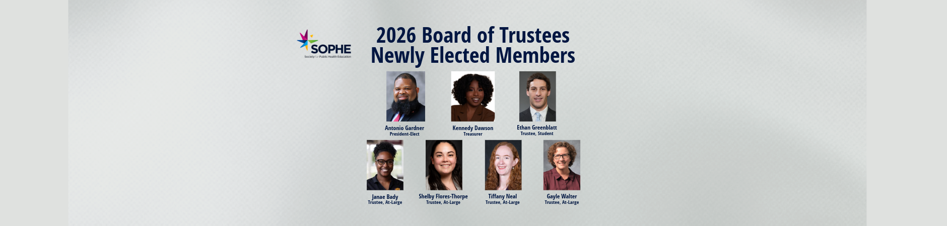 SOPHE 2026-2027 Board of Trustees members announced - Society for ...